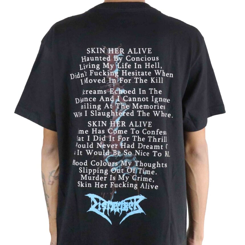ORIGINAL TSHIRT DISMEMBER - SKIN HER ALIVE - Ikhtus Merchandise